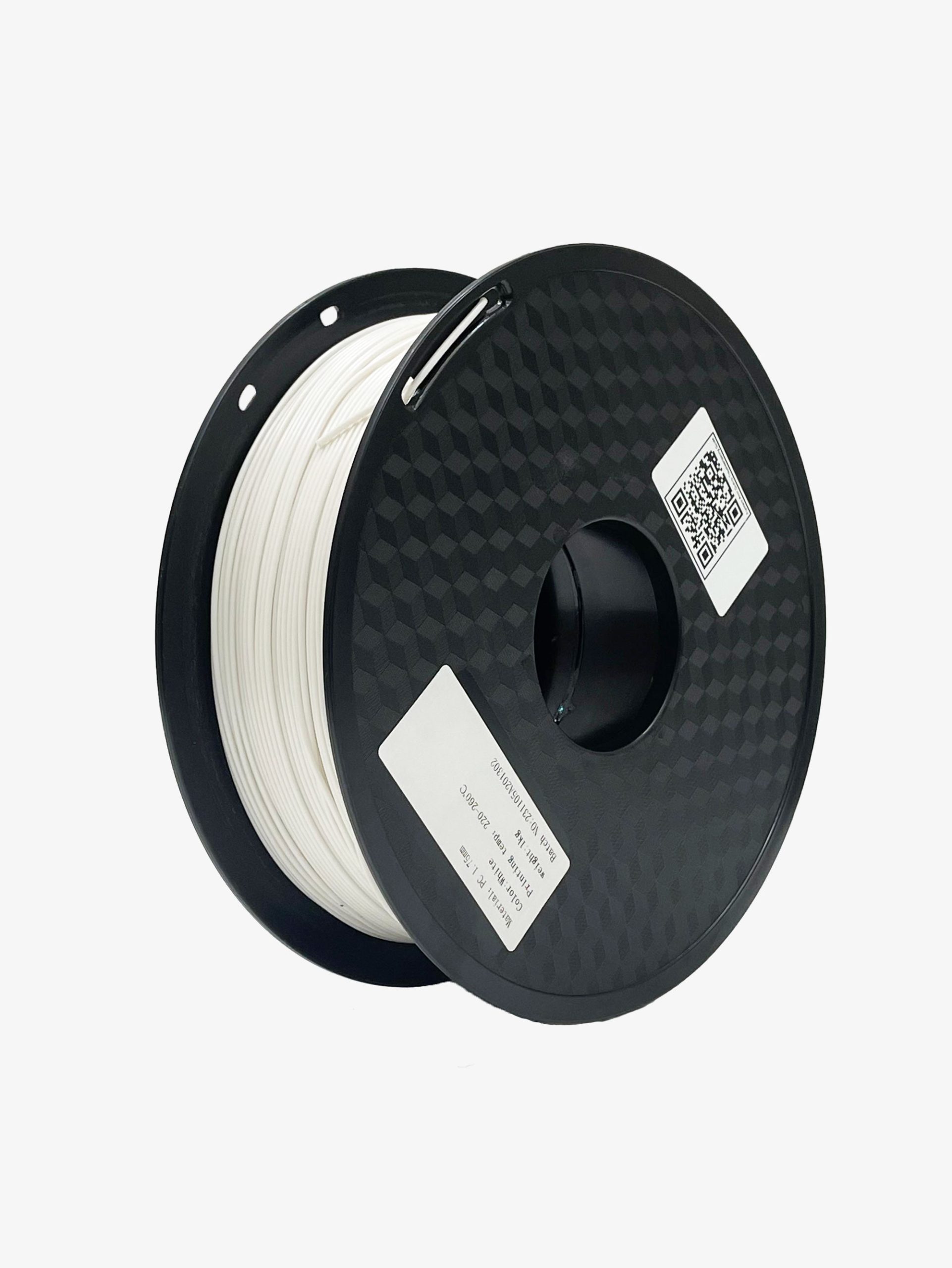 Polycarbonate White Filaments - WOL 3D - 3D Printers