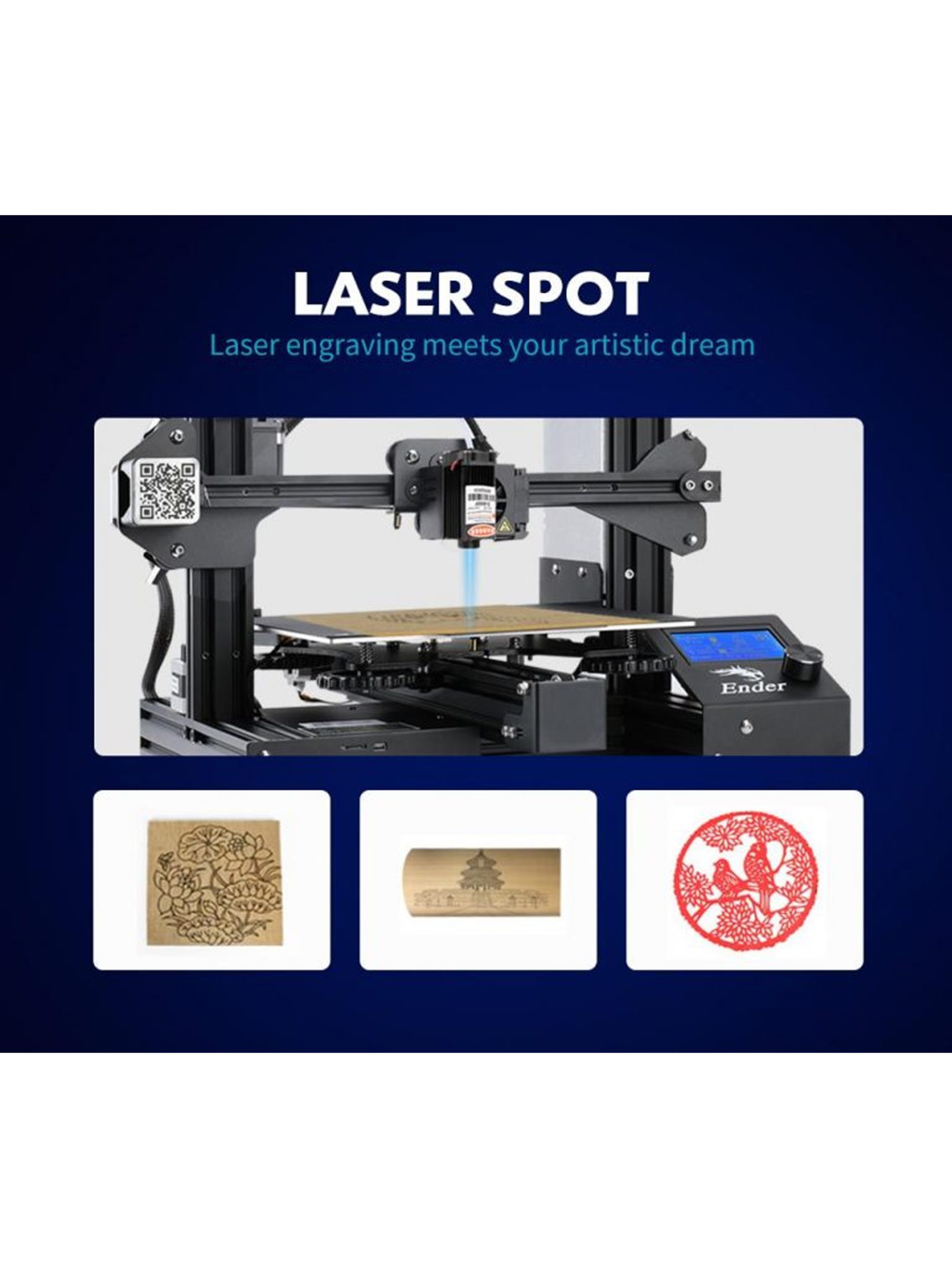 Creality Laser kit for Printers - Can work on Ender and CR 10 series