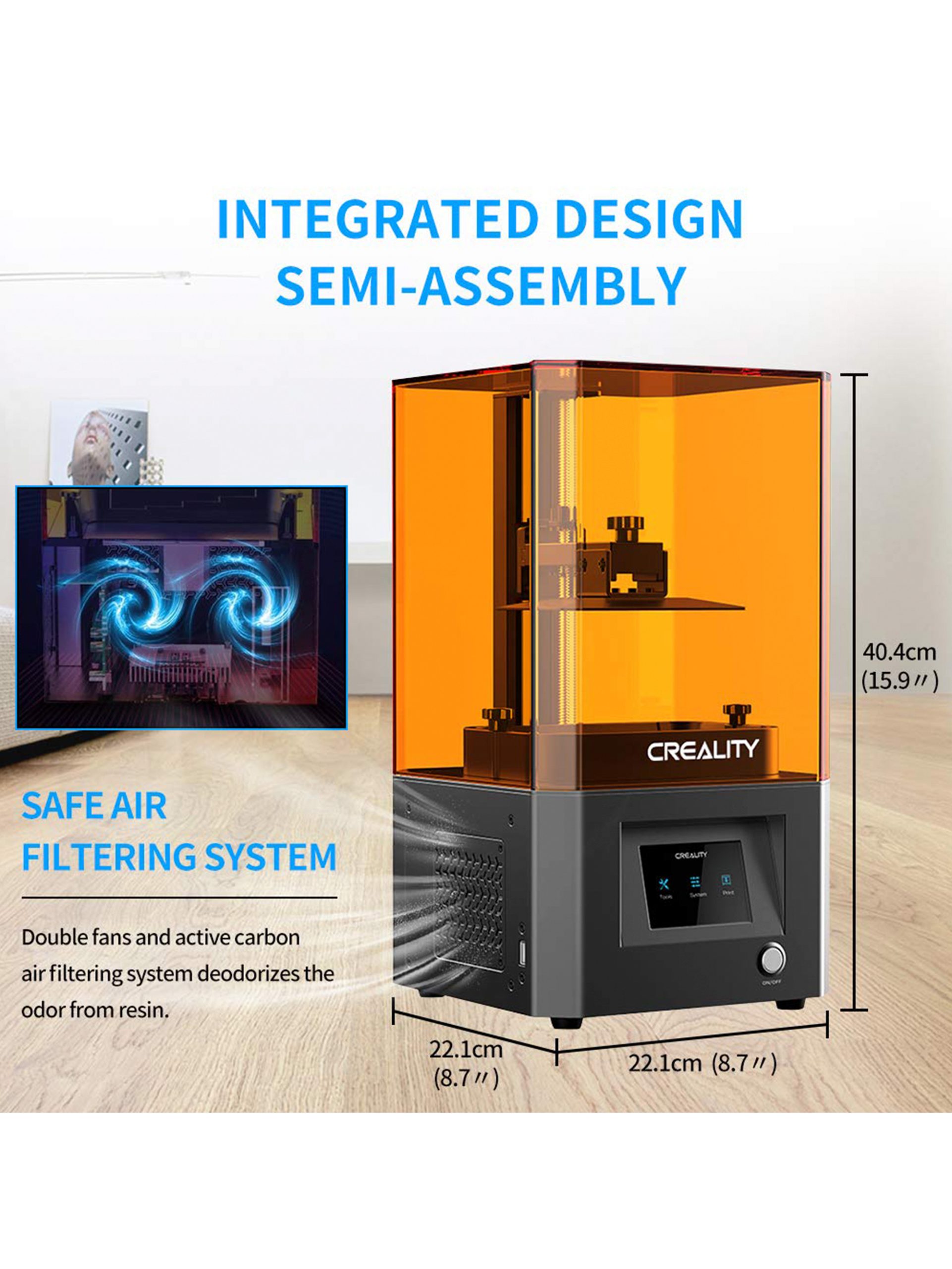 Creality LCD Resin 3D Printer Compact and Precise - LD002R