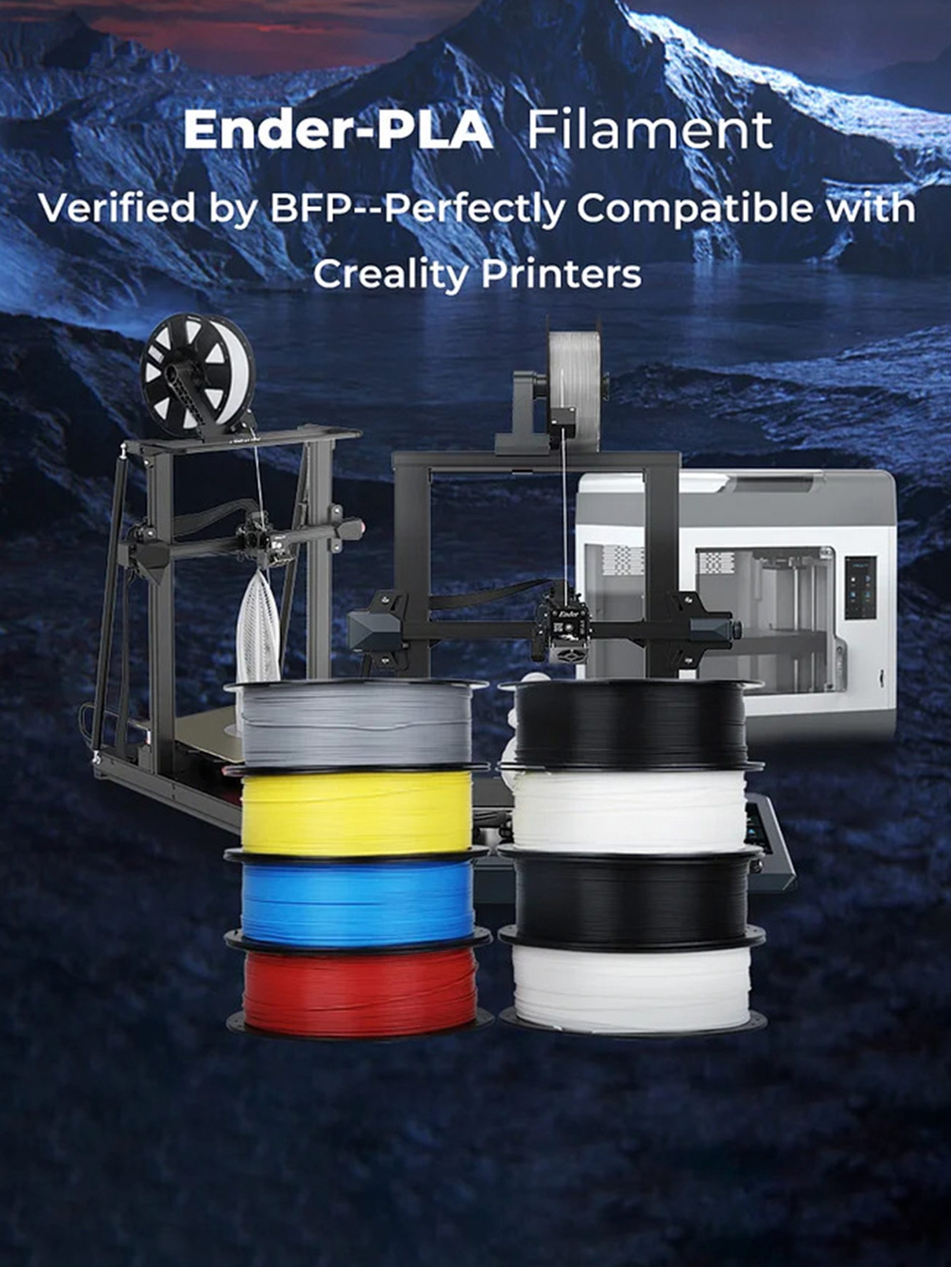 Creality PLA Red 1.75mm Ender-1kg - WOL 3D - 3D Printers