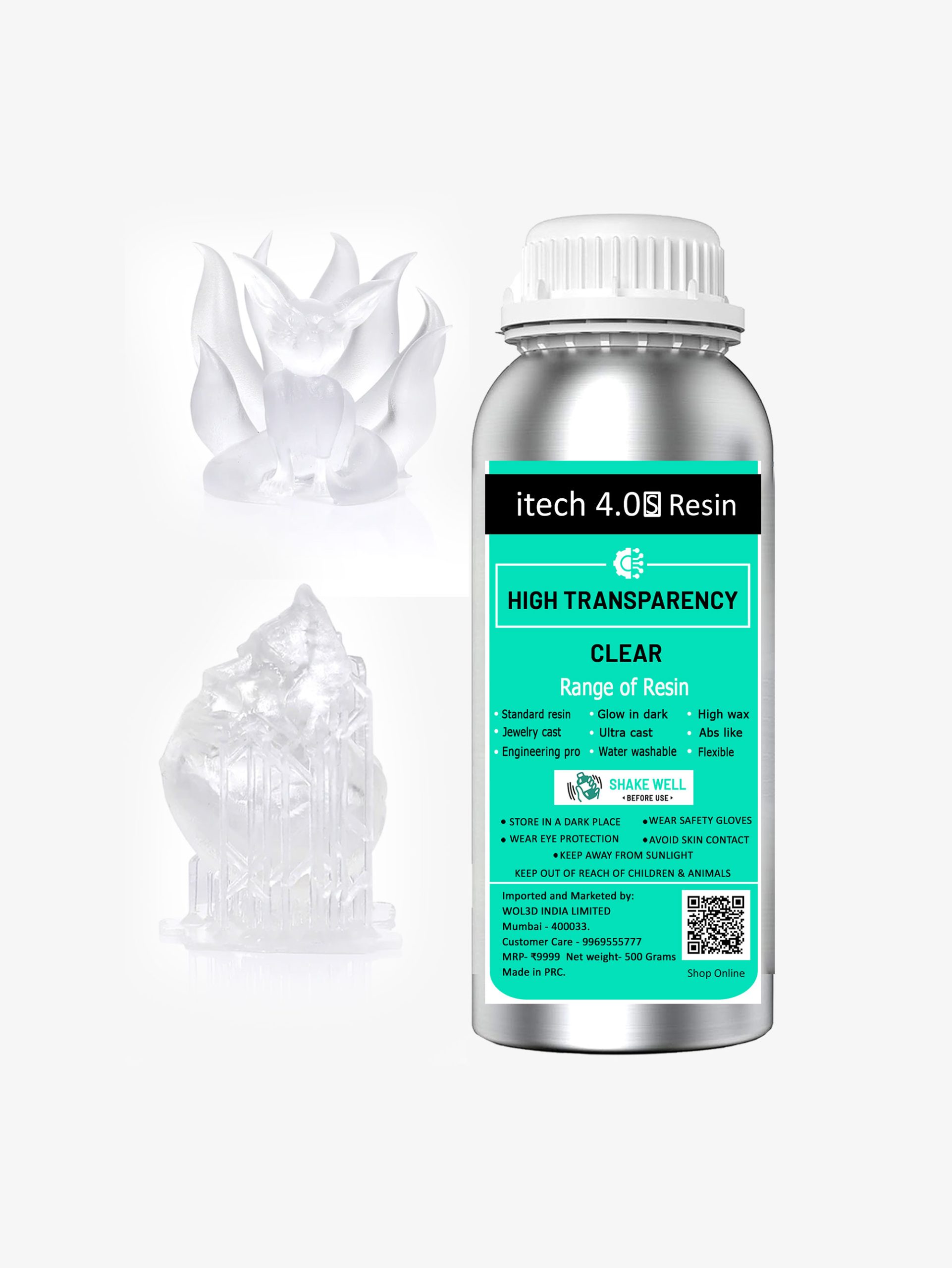 High Transparency LCD Resin for 3D Printing in - Itech Resins
