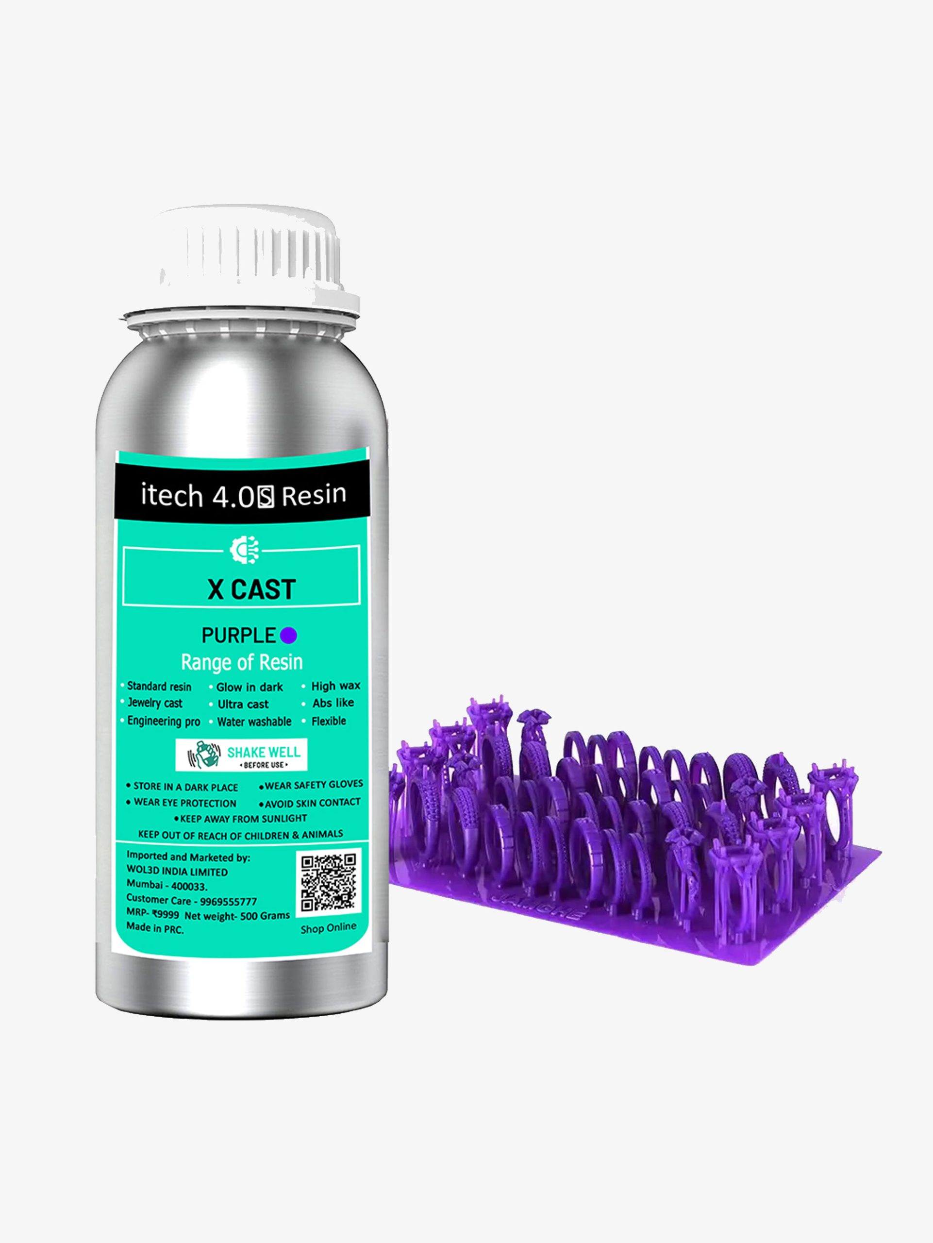Itech X Cast Resin 500 ml - WOL 3D - 3D Printers