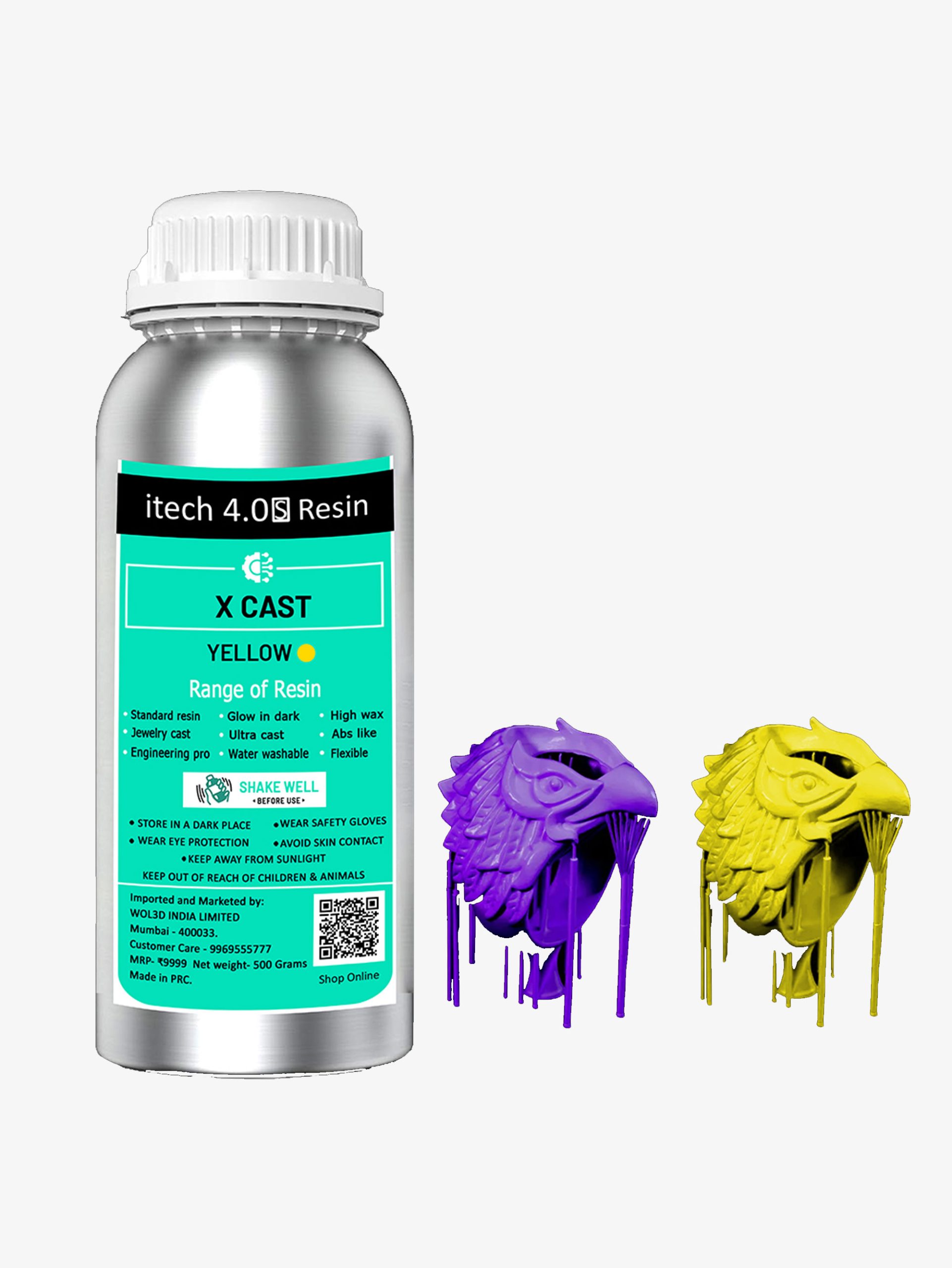 Itech X Cast Resin 500 ml - WOL 3D - 3D Printers