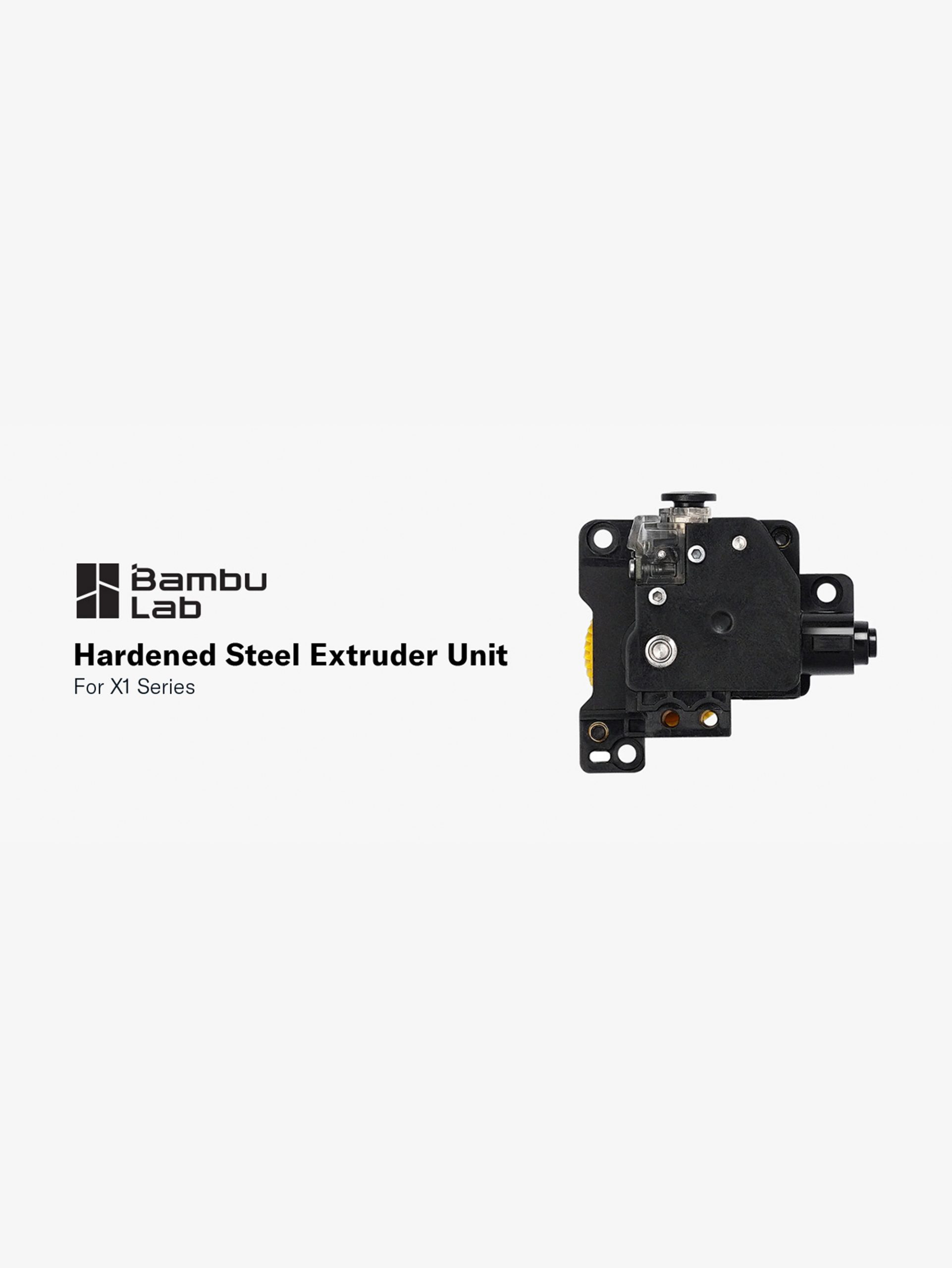 X1CC HARDENED STEEL EXTRUDER UNIT - WOL 3D - 3D Printers