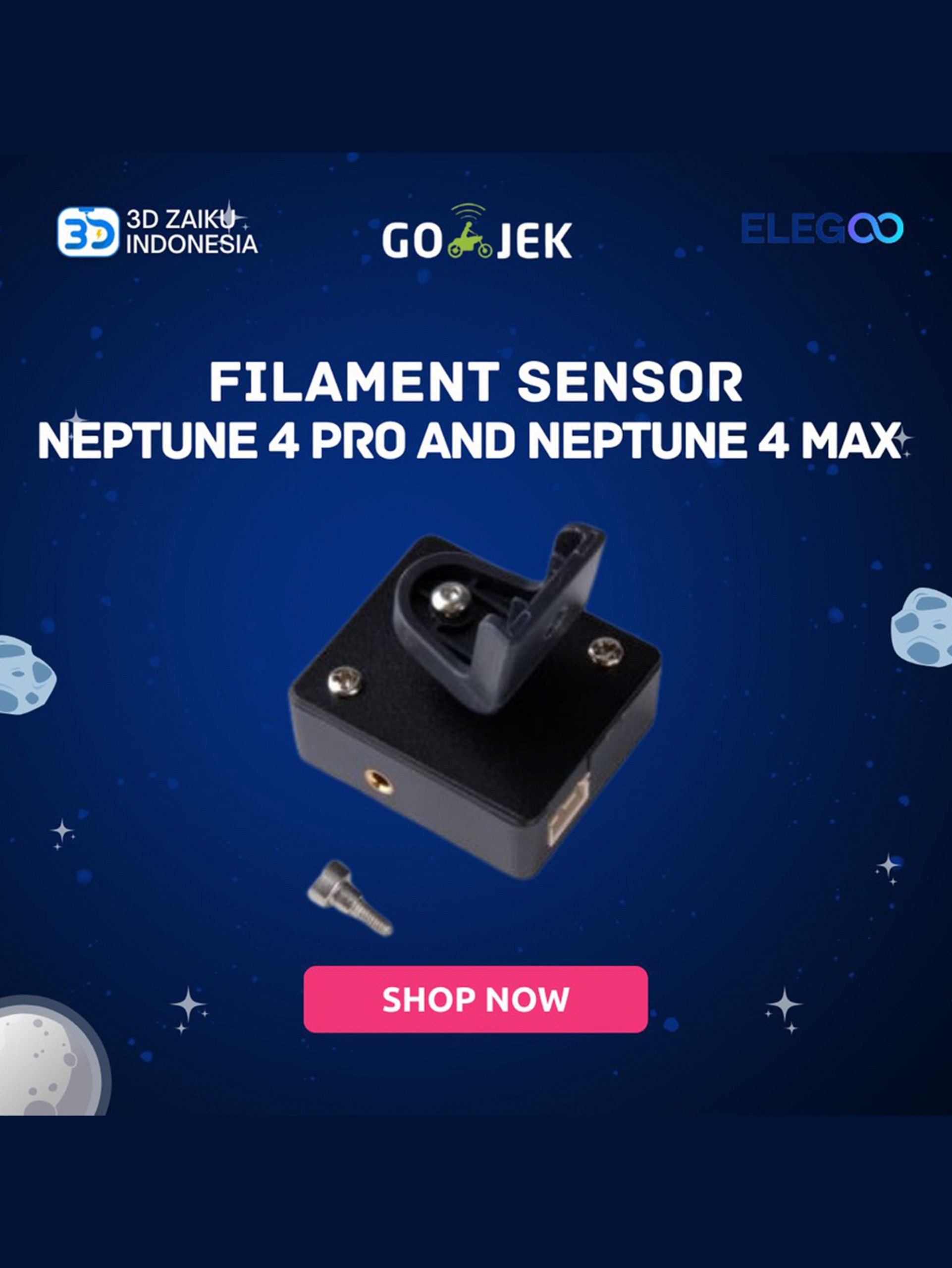 NEPTUNE 4 SERIES FILAMENT SENSOR - WOL 3D - 3D Printers