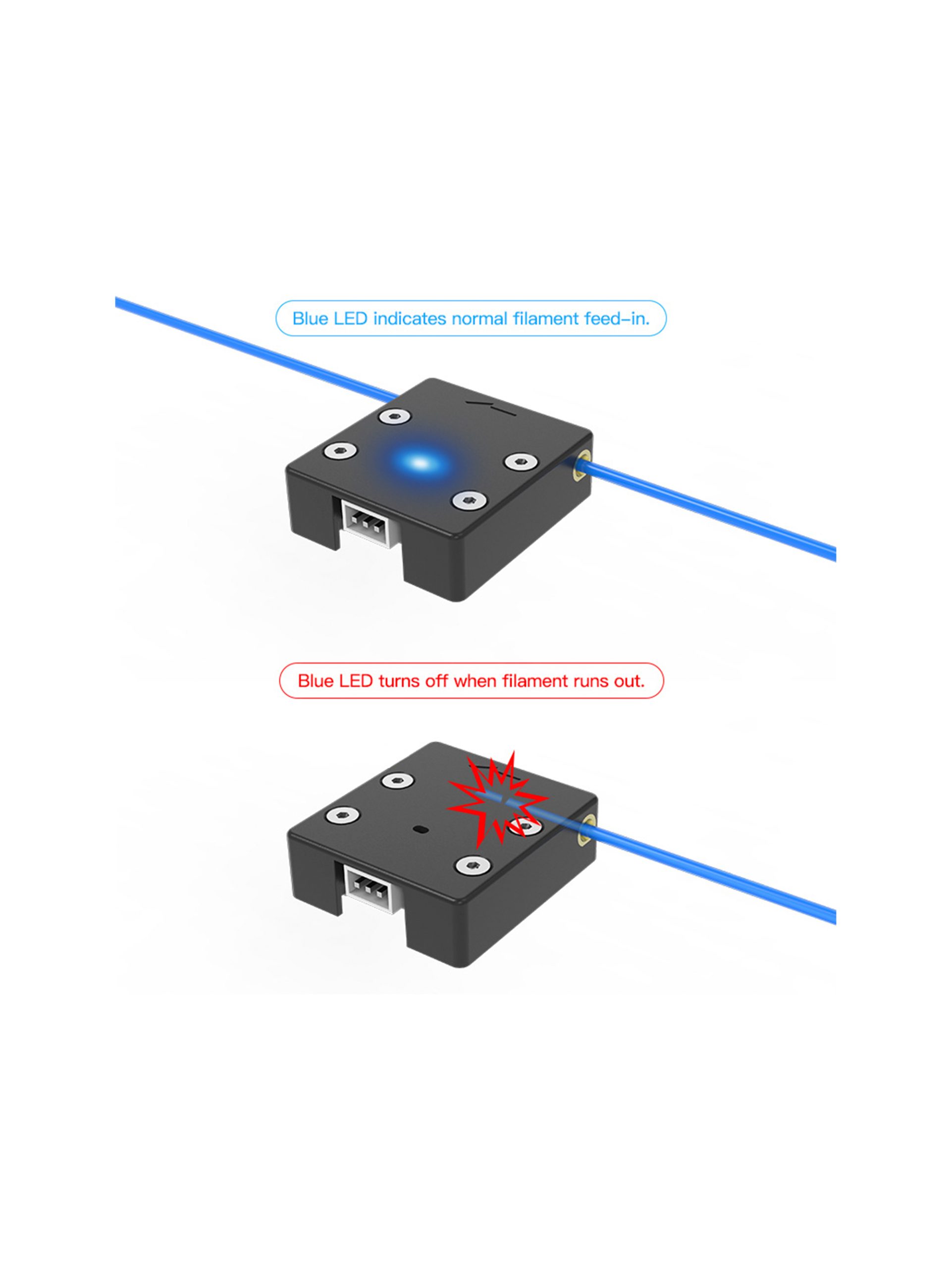 ENDER 3 PRO FILAMENT SENSOR - WOL 3D - 3D Printers