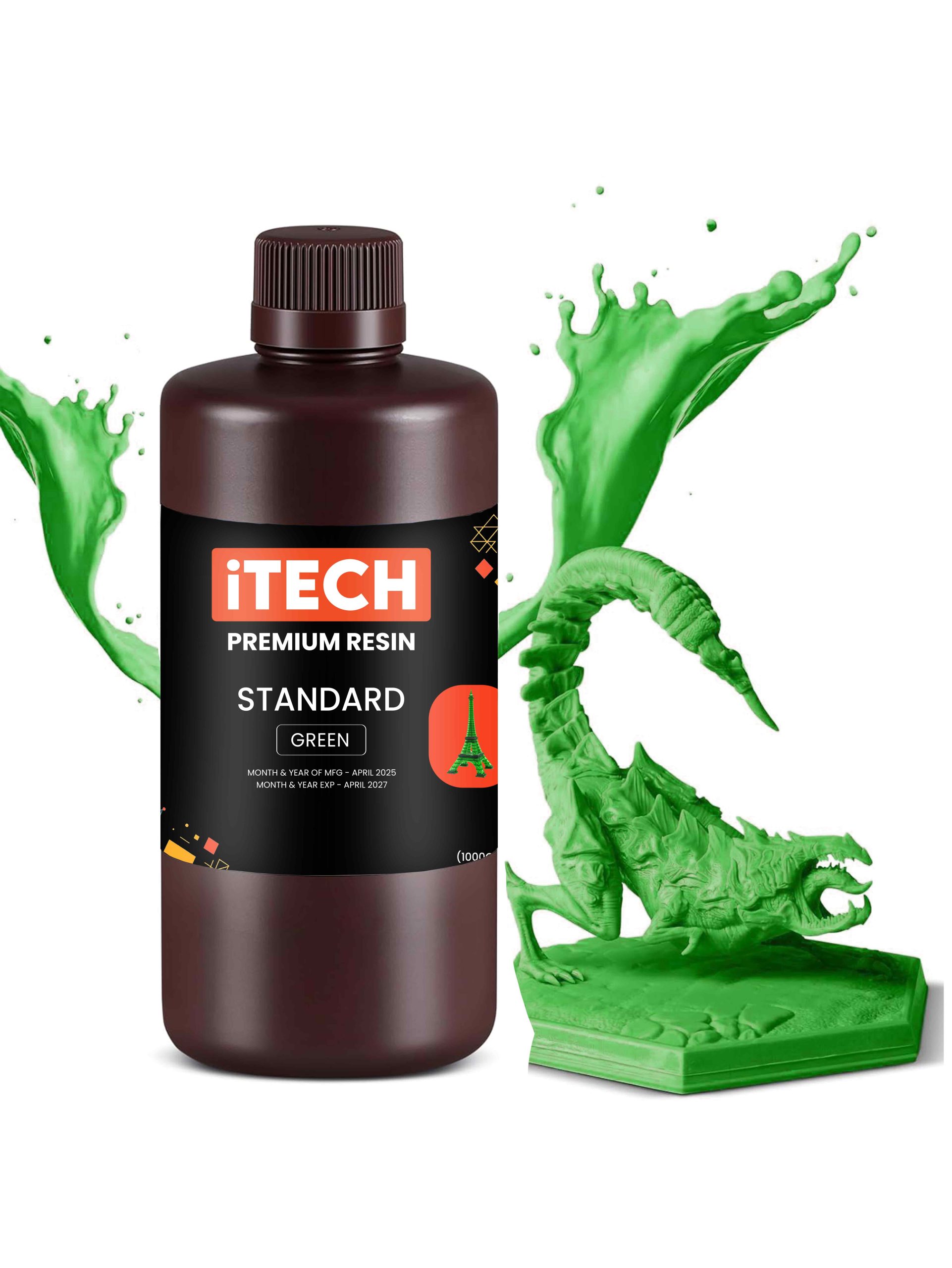 itech Premium Standard 8K Resin 1000 g - WOL 3D - 3D Printers