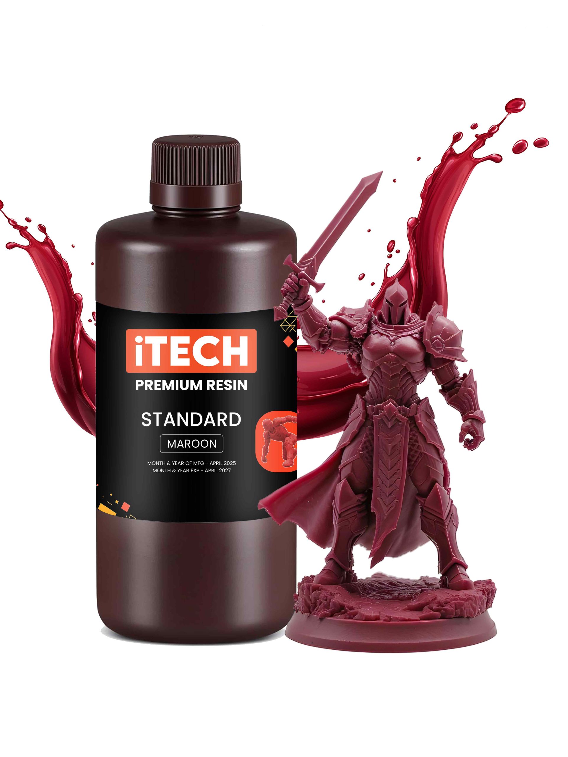 itech Premium Standard 8K Resin 1000 g - WOL 3D - 3D Printers